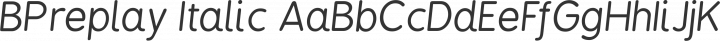 BPreplay Font Free by Backpacker » Font Squirrel