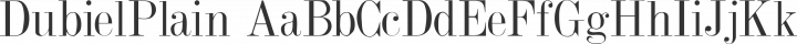 Dubiel Font Free by David Rakowski » Font Squirrel