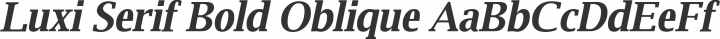 Luxi Serif Font Free by Bigelow & Holmes » Font Squirrel