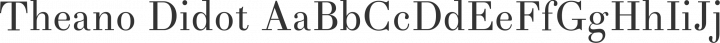 Theano Didot Font Free by Alexey Kryukov » Font Squirrel