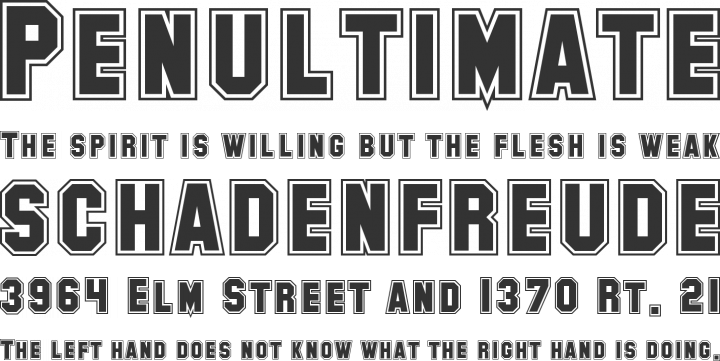 Collegiate Font Free by ShyFonts » Font Squirrel