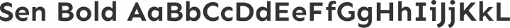 Sen Font Free by Philatype | Font Squirrel
