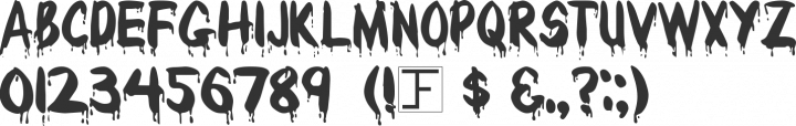 Bloody Font Free by James Fordyce | Font Squirrel
