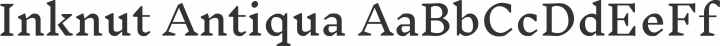 Inknut Antiqua Font Free by Claus Eggers Sørensen | Font Squirrel